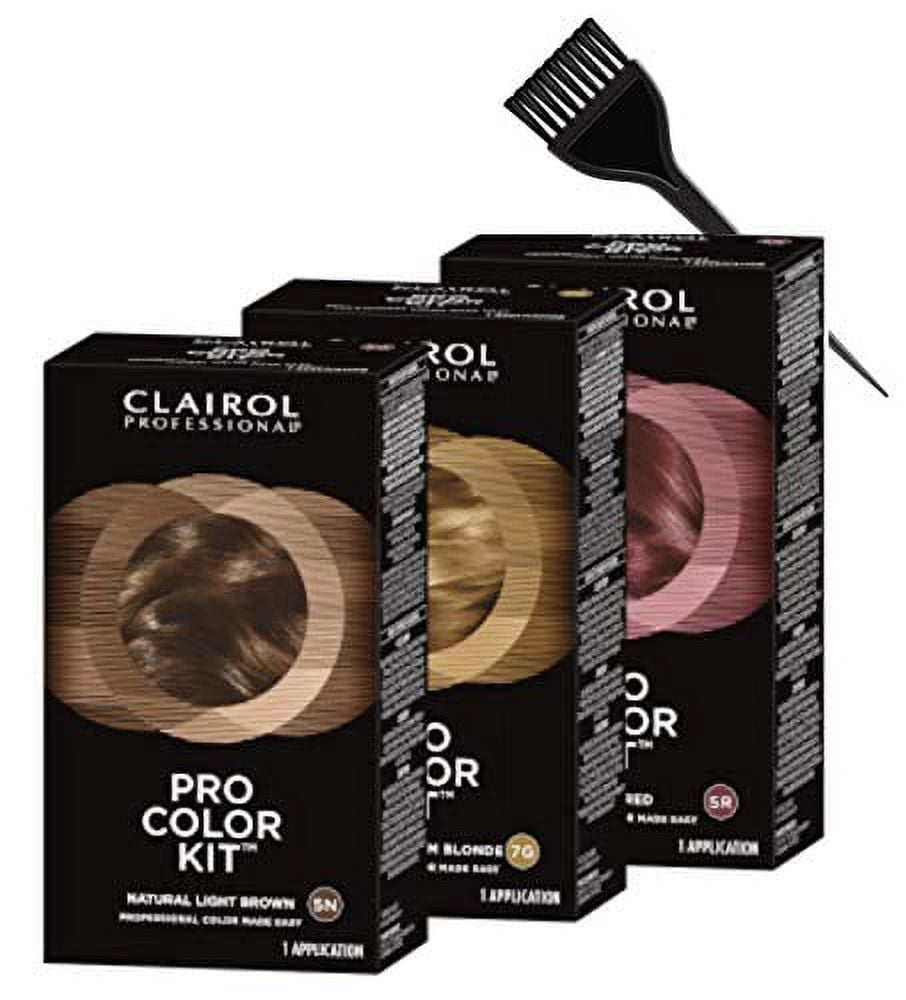 Clairol PRO COLOR KIT Haircolor, Professional Permanent Hair Color Made ...
