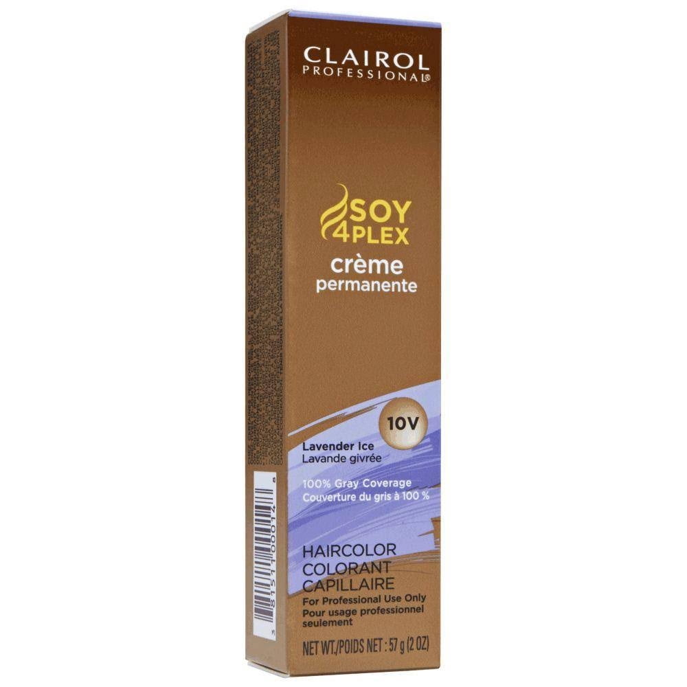 Clairol Permanent Creme, 10V Lavender Ice, 2 Oz., Pack of 6 - Walmart.com