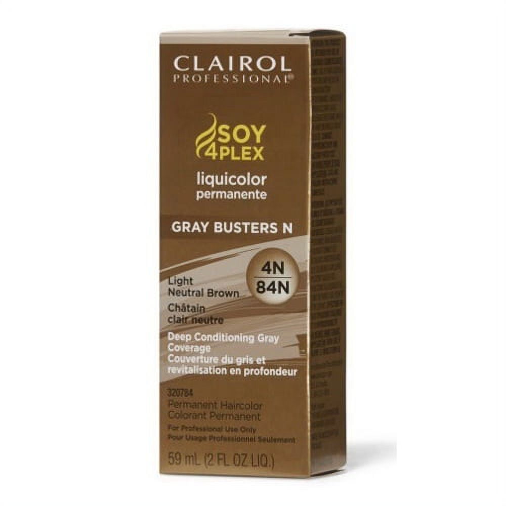 Clairol Permanent Liquicolor 4N/84N Light Neutral Brown Hair Color 2 oz ...