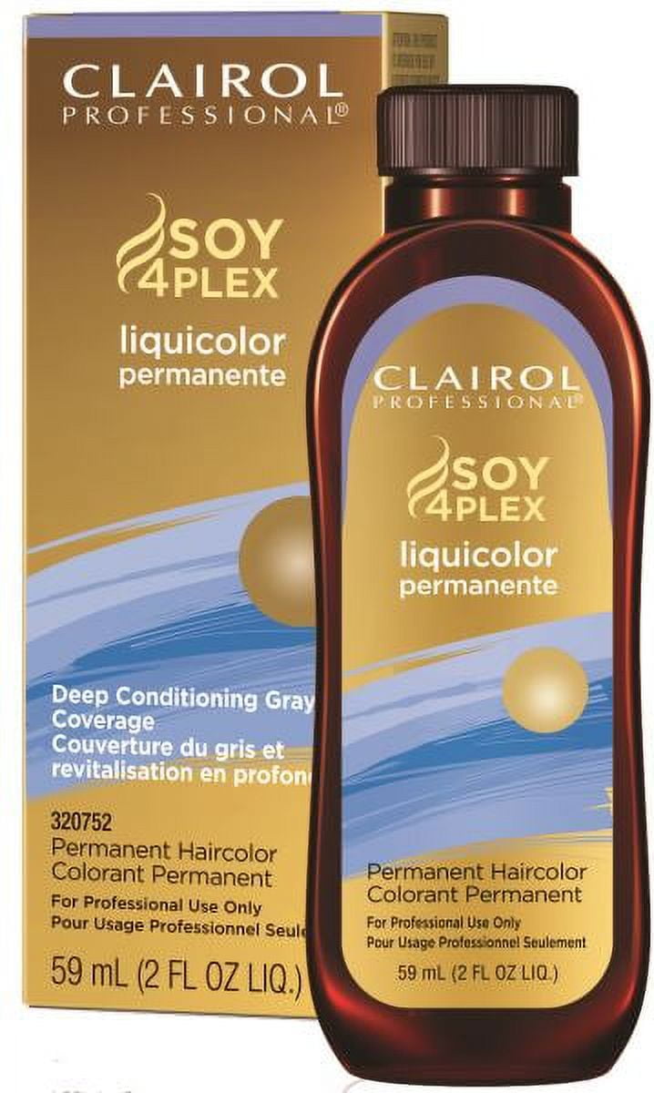 Clairol Soy 4Plex Liquicolor Permanente 4A/46D Light Cool Brown ...