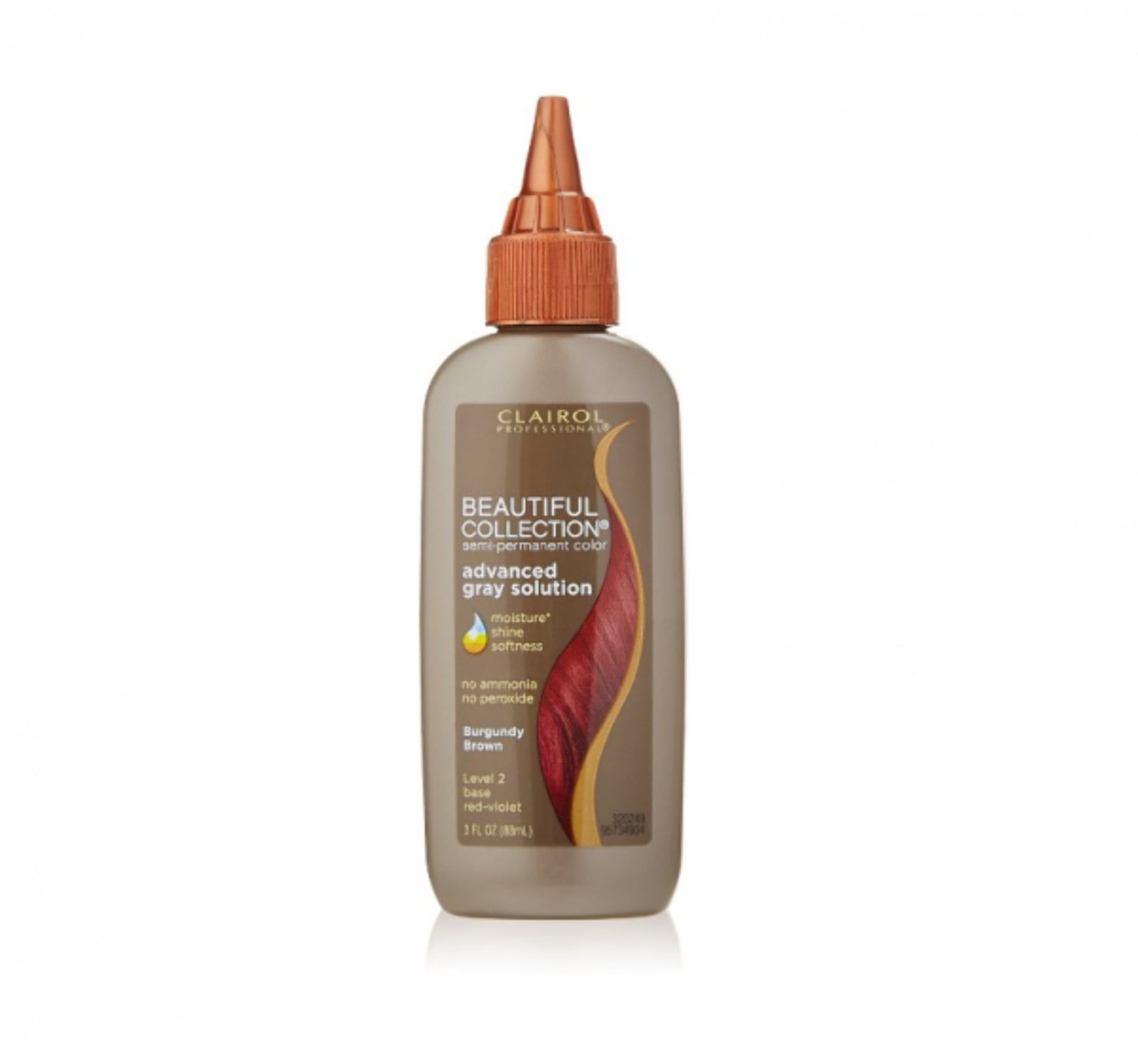 Clairol Pro Advanced Grey Hair Dye, 3oz 1A Midnight Black Semi ...