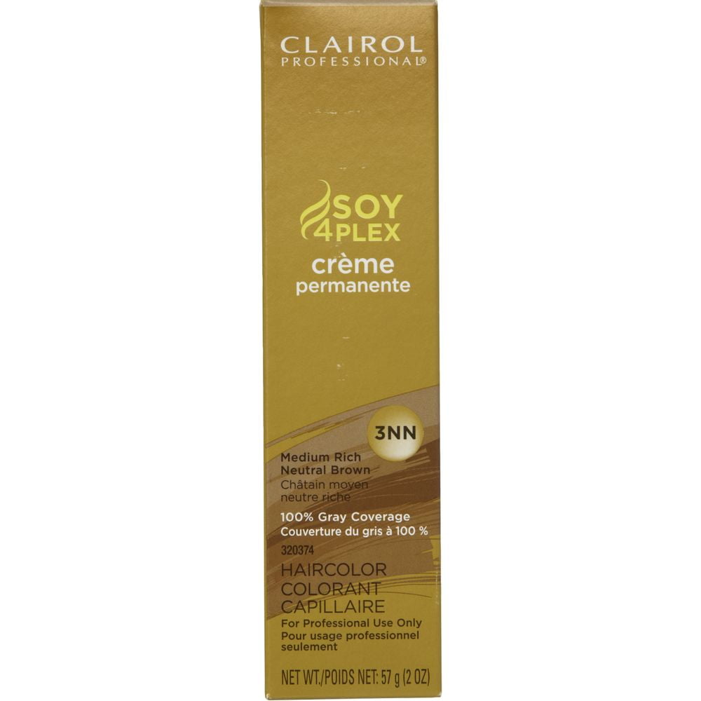 Clairol, Pro Creme Hair Color, 3NN Medium Rich Neutral Brown - Walmart.com