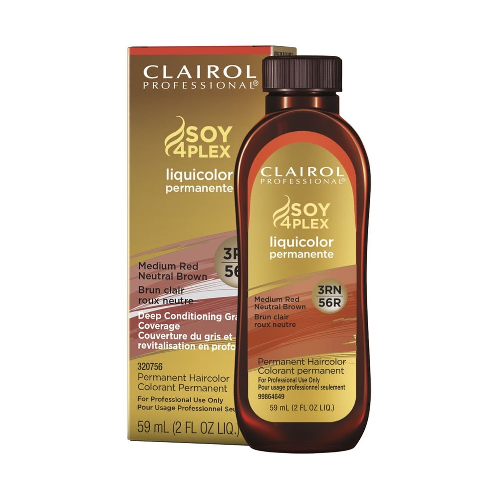 Clairol Professional 3RN/56R Medium Red Neutral Brown Liquicolor ...