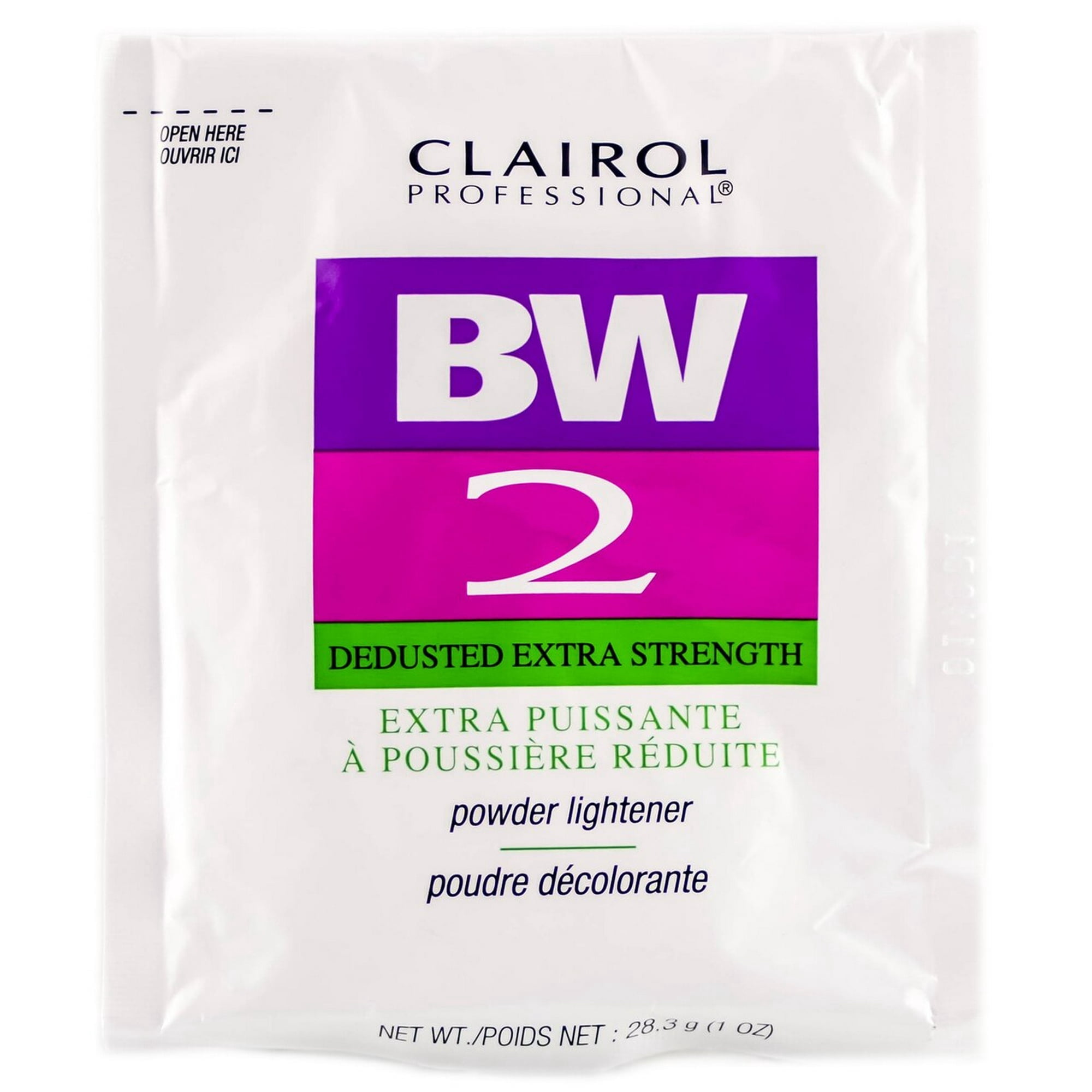 Clairol Professional BW2 Powder Lightener, Dedusted Extra Strength, 1 ...