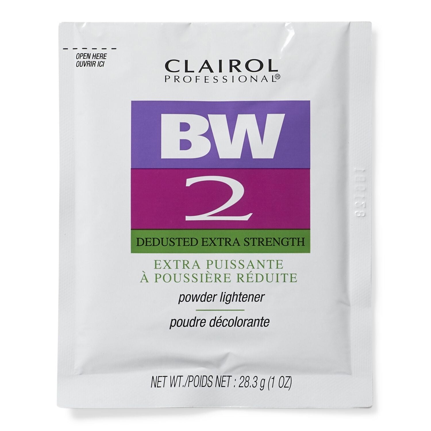 Clairol Professional BW2 Powder Lightener Packet, Extra Strength, 1 Oz ...