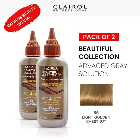 Clairol Professional Beautiful Collection Advanced Gray Solution Semi ...
