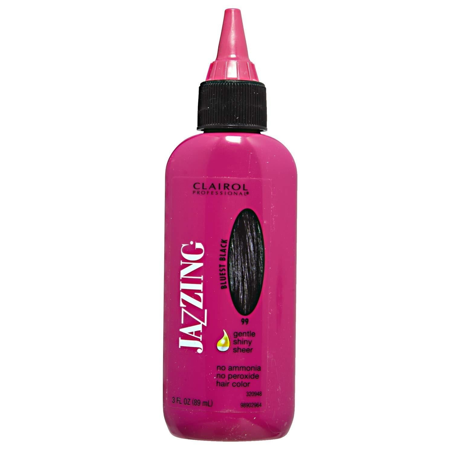 Clairol Professional Jazzing Semi Permanent Hair Color 99 Bluest Black ...