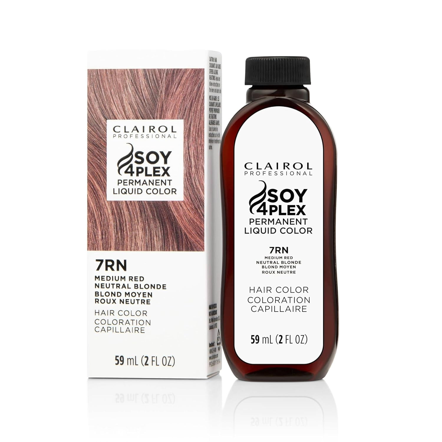 Clairol Professional Permanent Liquicolor 7RN Medium Red Neutral Blonde ...