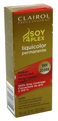 Clairol Professional Permanent 3RR/203RR Medium Intense Red 2oz (Pack ...