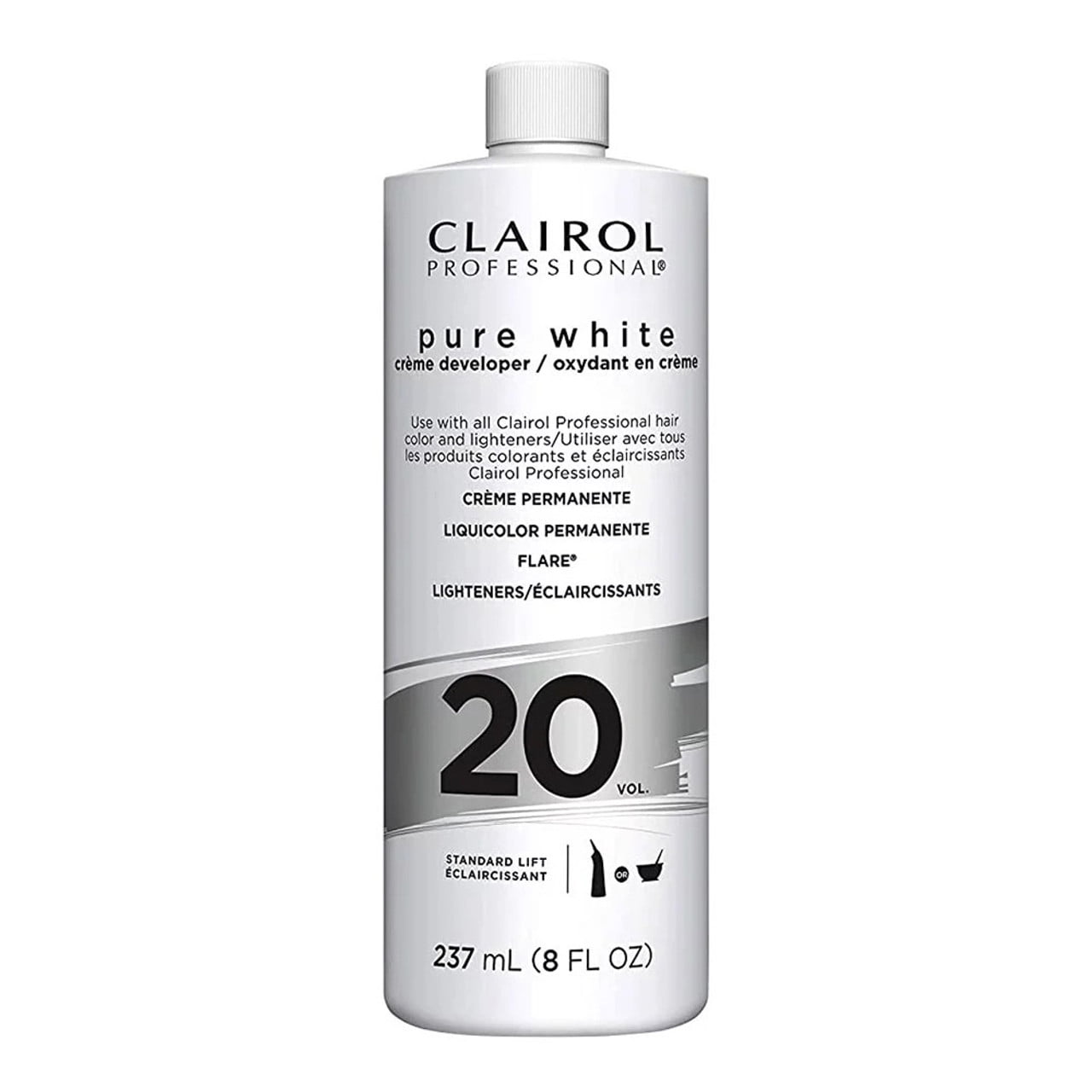 Clairol Professional Pure White 20 Volume Creme Developer Permanent ...
