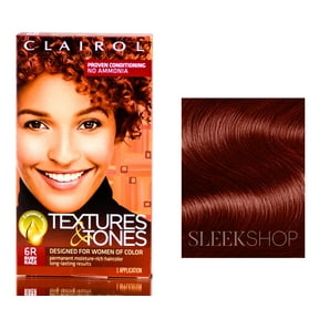 Clairol Professional Textures and Tones Hair Color, Red Hot Red, 1 Kit ...