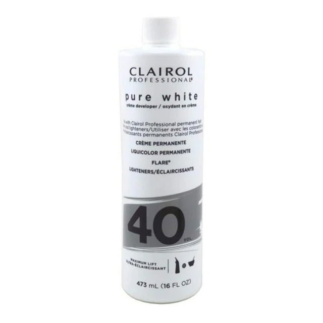 Clairol Pure White 40 Volume Creme Developer, 16 oz Cream - Walmart.com