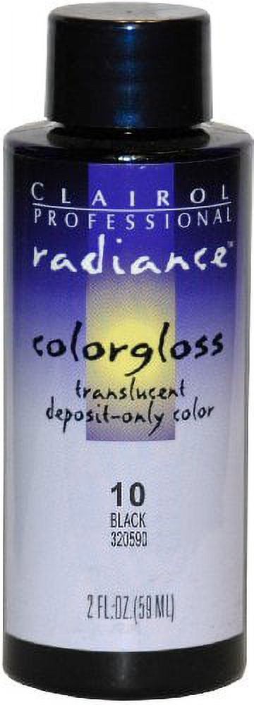 Clairol Radiance Colorgloss Semi Permanent Hair Color - #1A - Black 2 ...