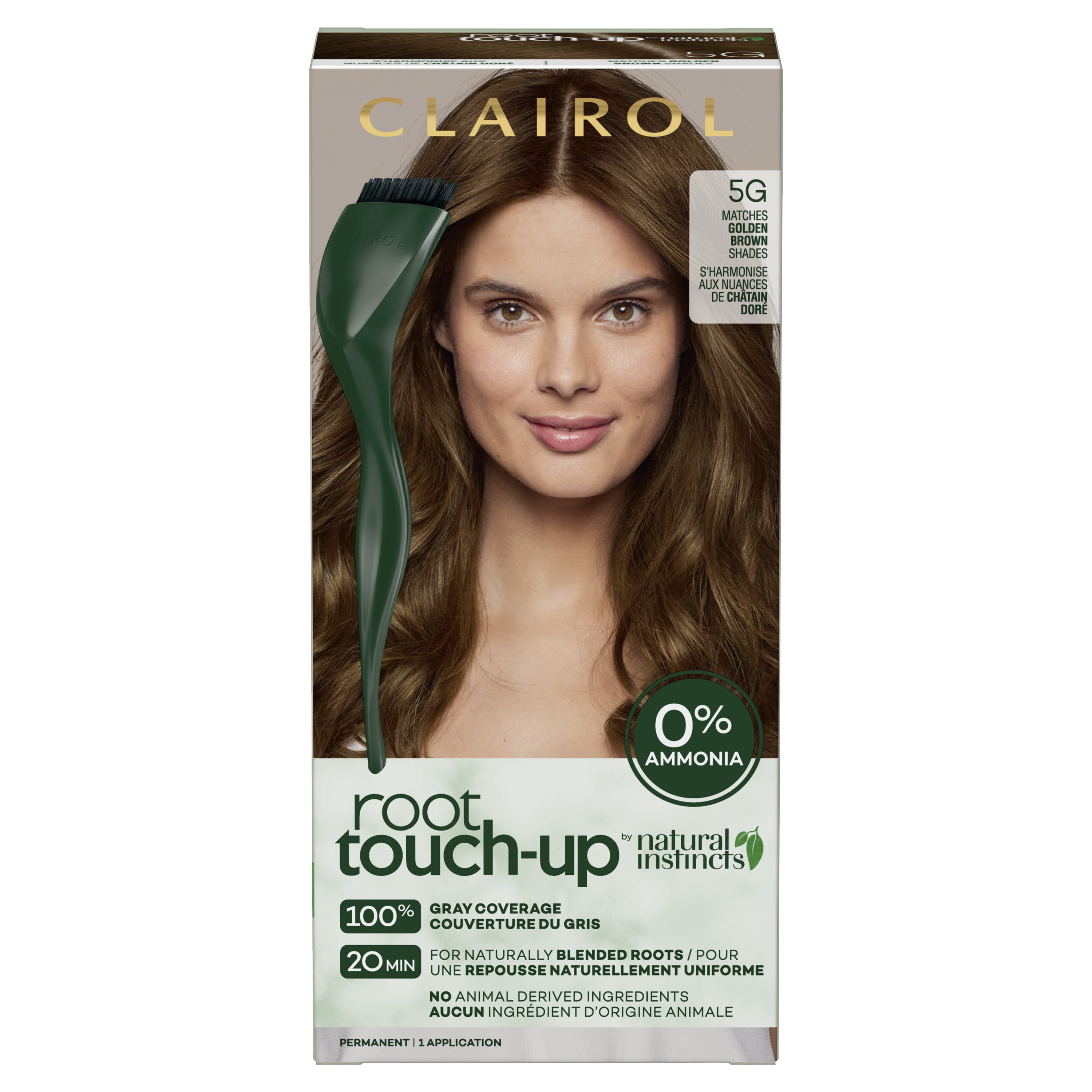 Clairol Root Touch-Up Natural Instincts Permanent Hair Dye 5G Golden ...