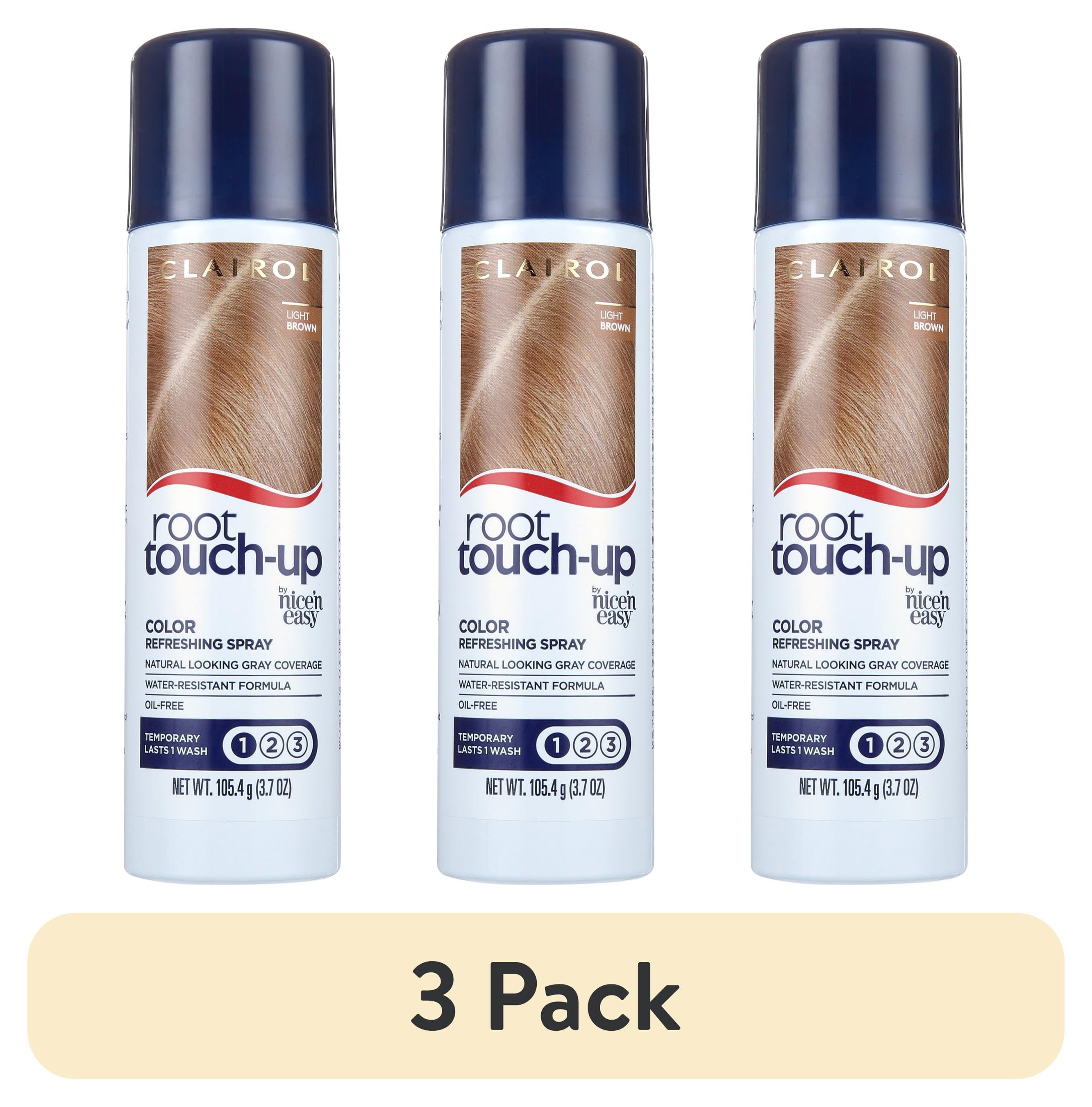 (3 pack) Clairol Root Touch-Up Refreshing Hair Dye Spray Temporary Hair ...