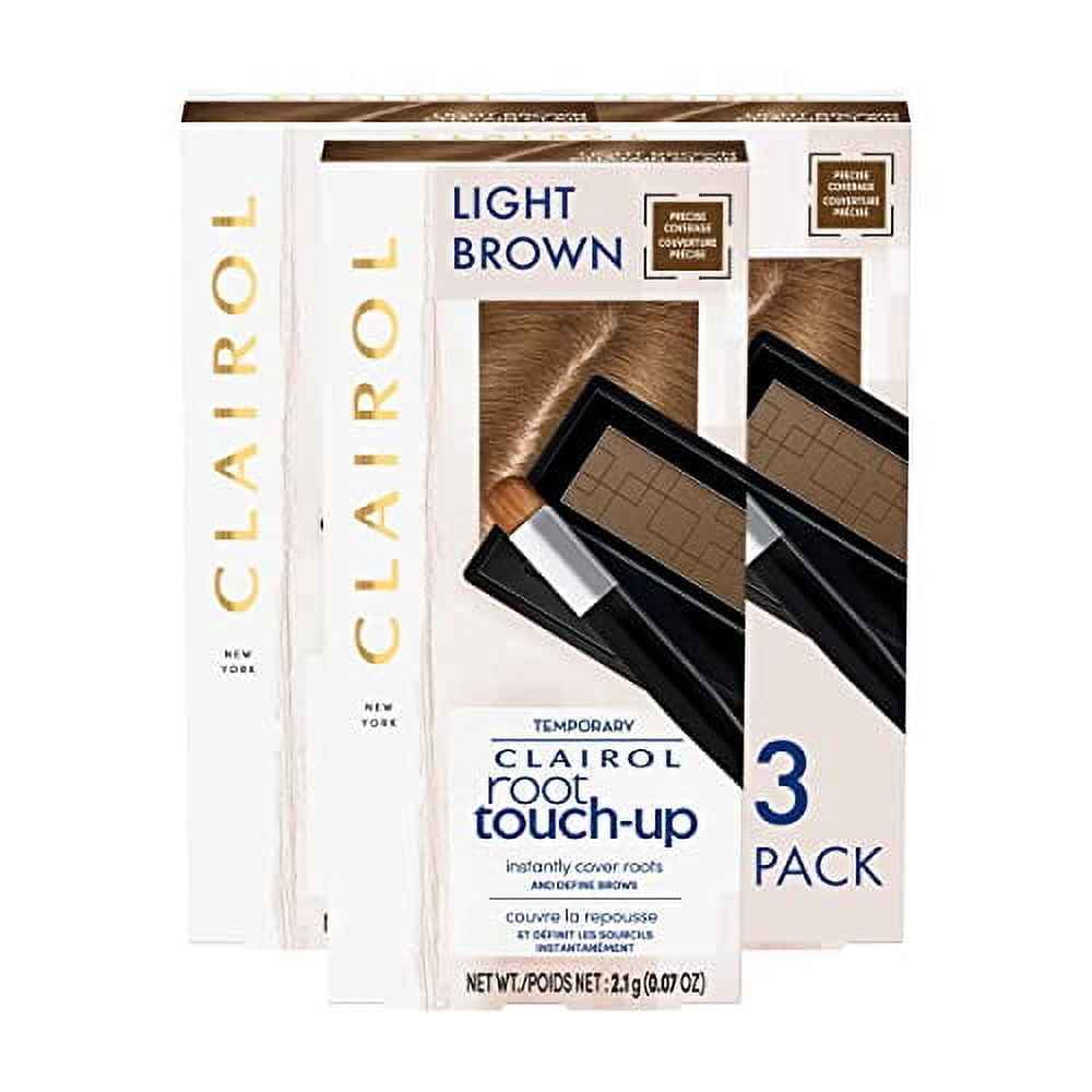 Clairol Root Touch-Up Temporary Concealing Powder, Light Brown Hair ...
