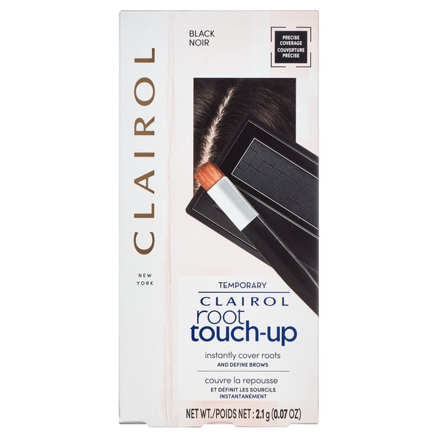 Clairol Root Touch-Up Temporary Hair Dye Powder, Hair Color, Black, 40 ...