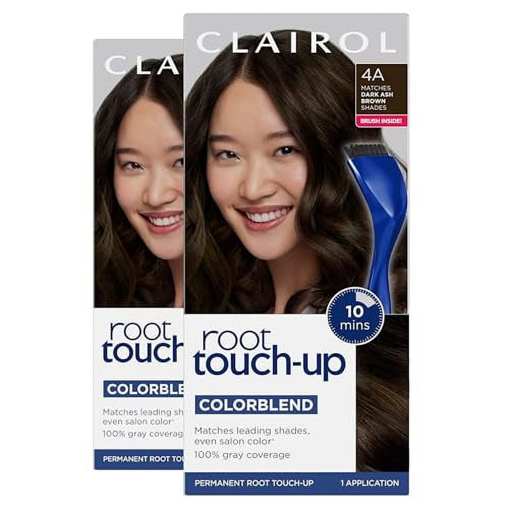 Clairol Root Touch-Up by Nice'n Easy Permanent Hair Dye, 4A Dark Ash ...