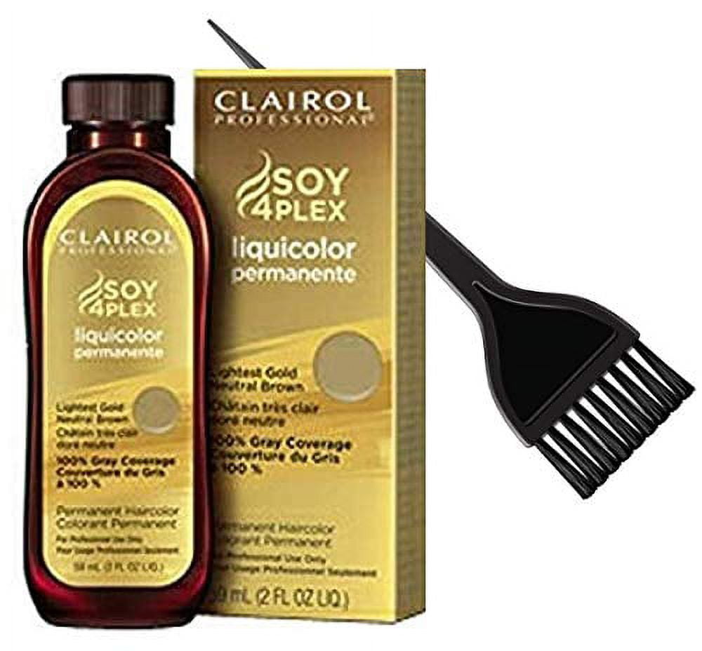 Clairol Soy4Plex LiquiColor PERMANENT Liquid HAIR COLOR Dye (w/Sleek ...