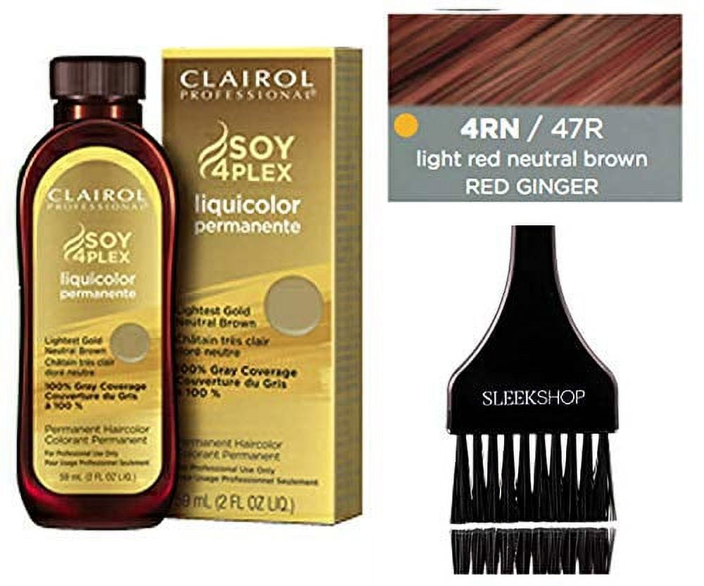 Clairol Soy4Plex LiquiColor PERMANENT Liquid HAIR COLOR Dye (w/Sleek ...