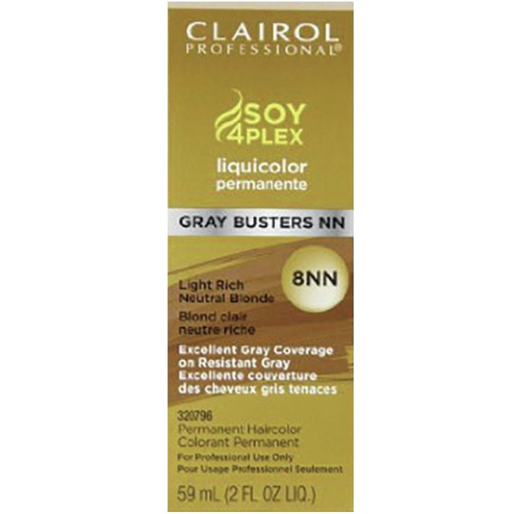 Clairol Soy4plex (3-Pack) Liquicolor Gray Busters Neutral Blonde 8NN ...