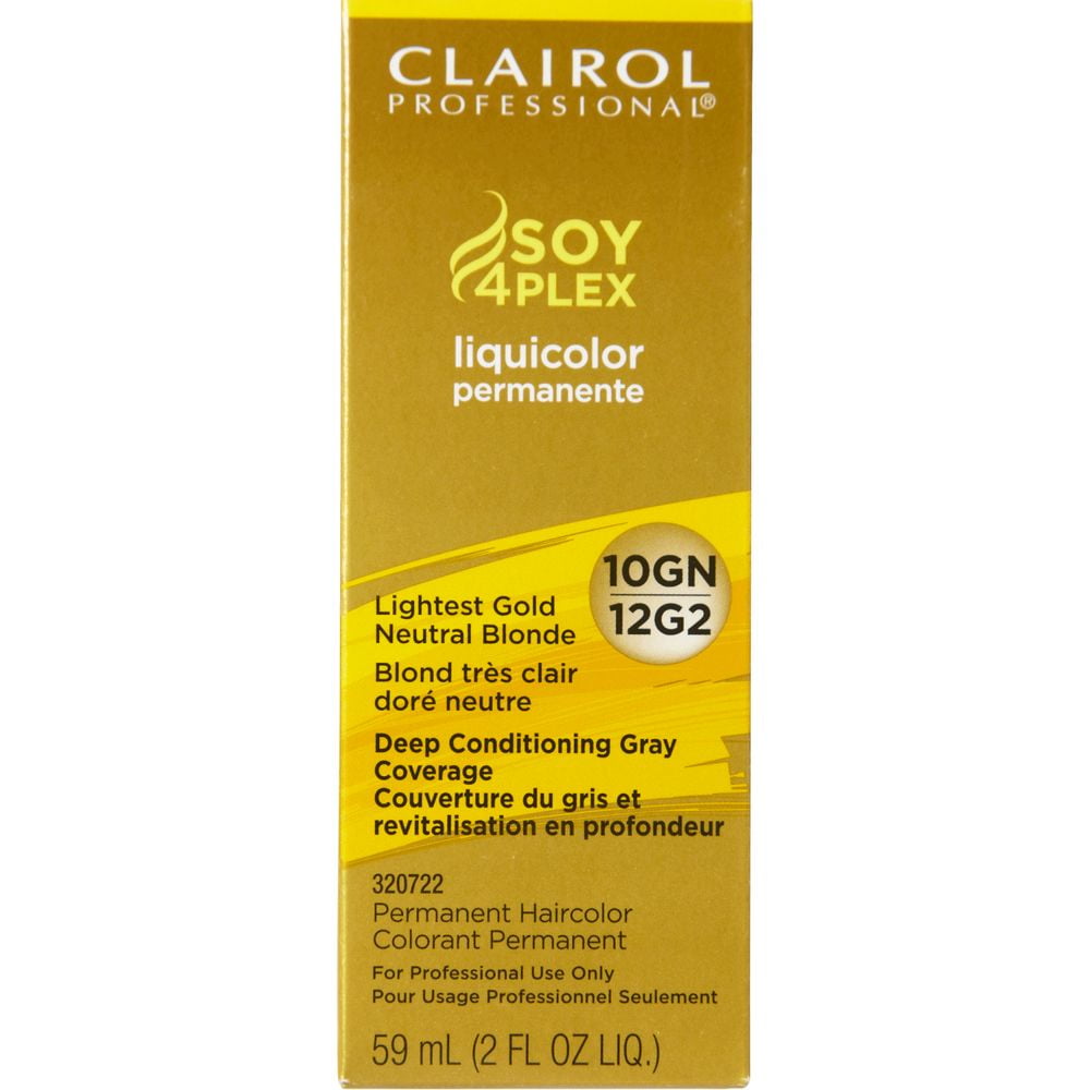 Clairol Professional Soy4plex Liquicolor Permanent Hair Dye, Lightest ...