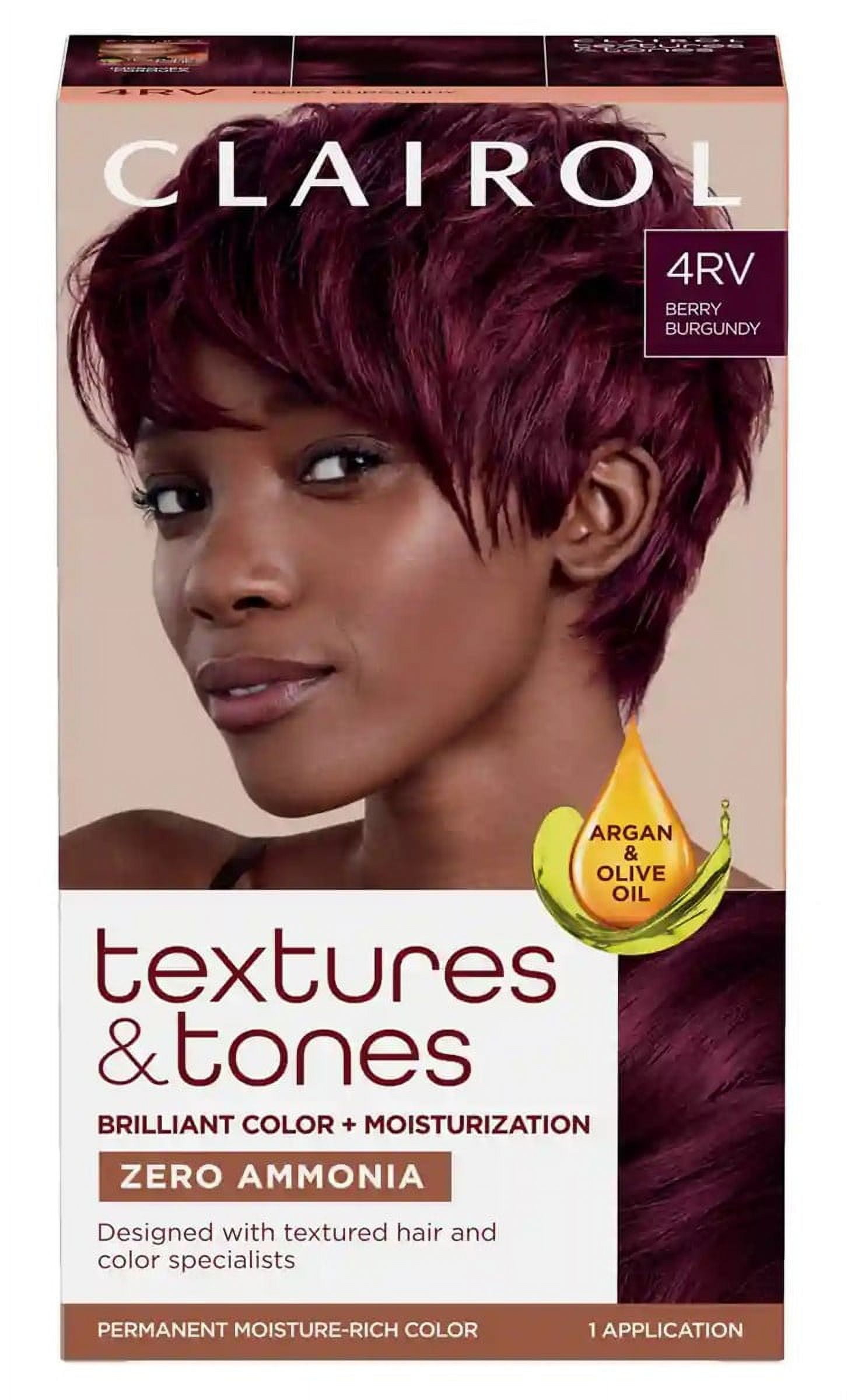 Clairol Text & Tone Kit #4Rv Berry Burgundy (Pack of 3) - Walmart.com