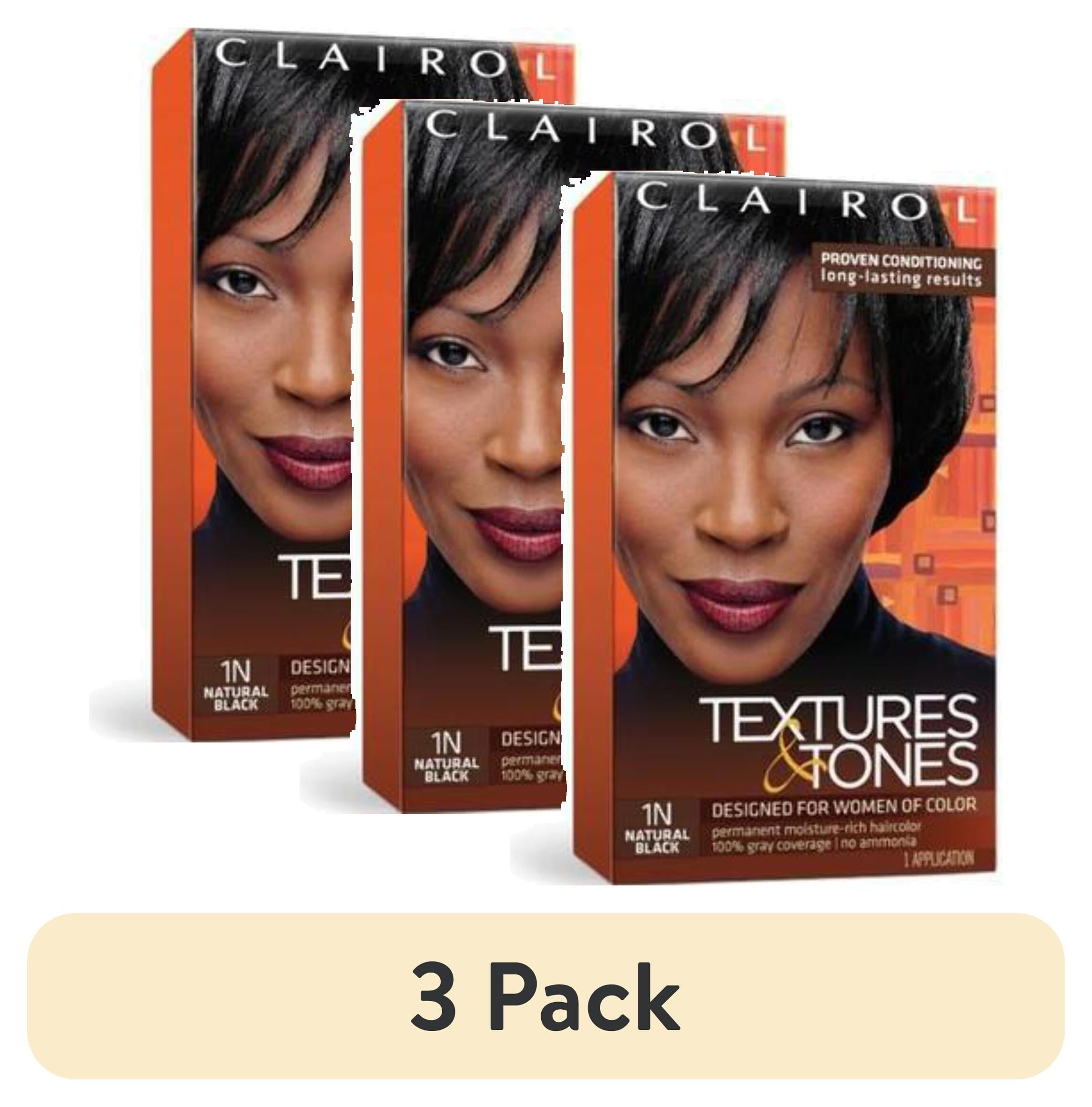 (3 pack) Clairol Textures & Tones Hair Dye Ammonia-Free Permanent Hair ...