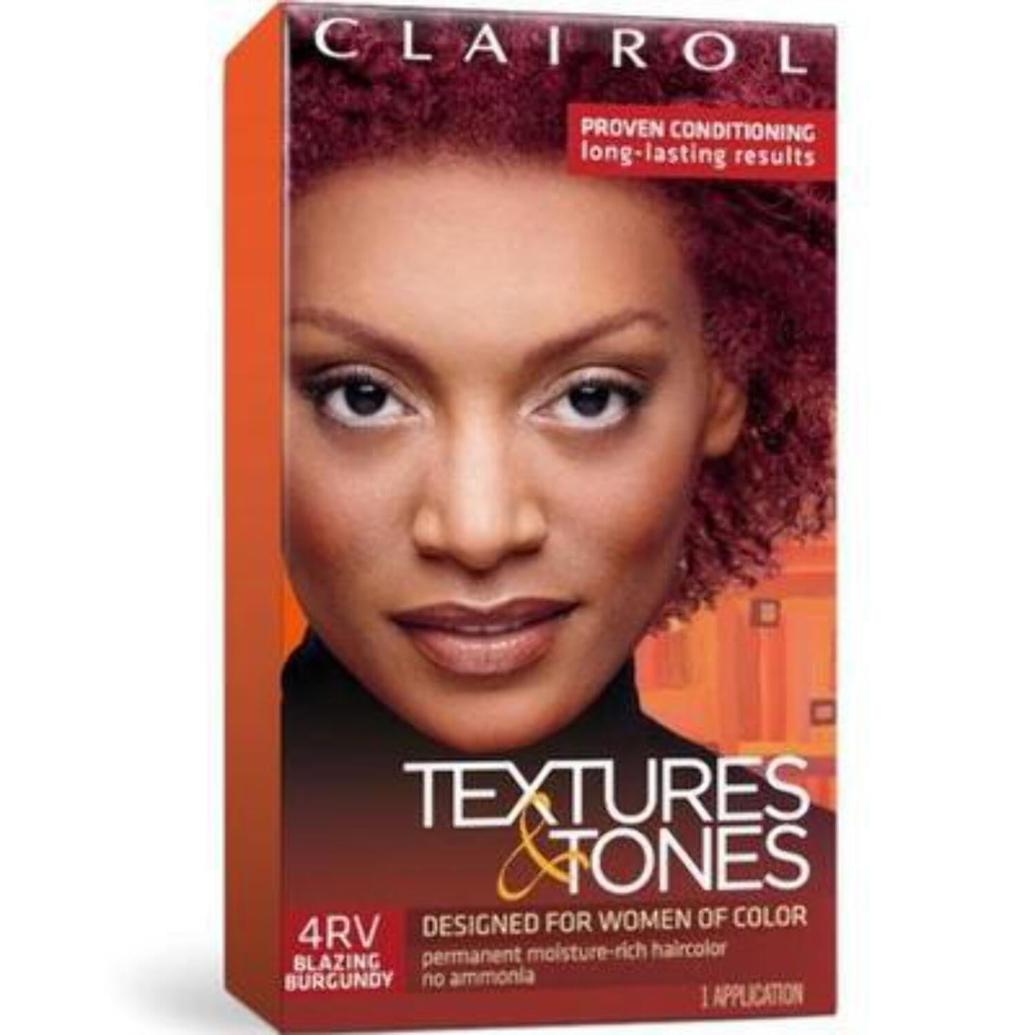Clairol Textures & Tones Hair Dye Ammonia-Free Permanent Hair Color ...