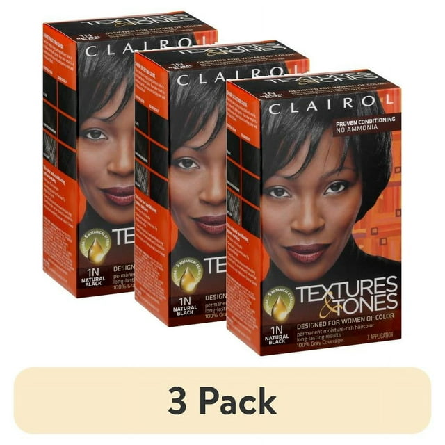 (3 pack) Clairol Textures & Tones Ammonia- Free Permanent Hair Color ...