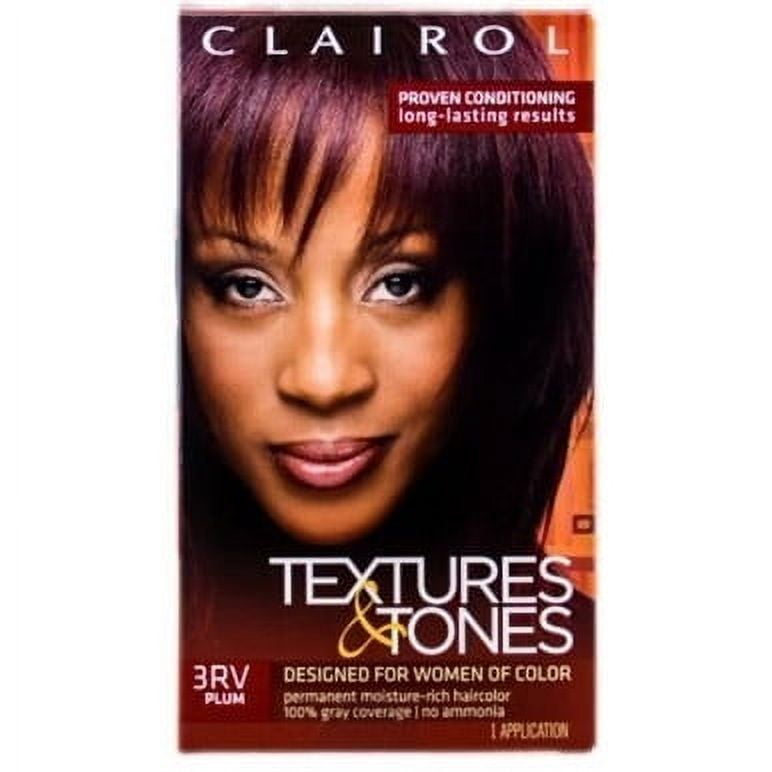 Clairol Textures & Tones Hair Dye Ammonia-Free Permanent Hair Color ...
