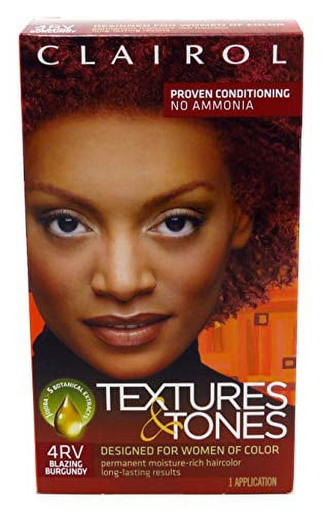 Clairol Textures & Tones Kit #4Rv Blazing Burgundy (3 Pack) - Walmart.com