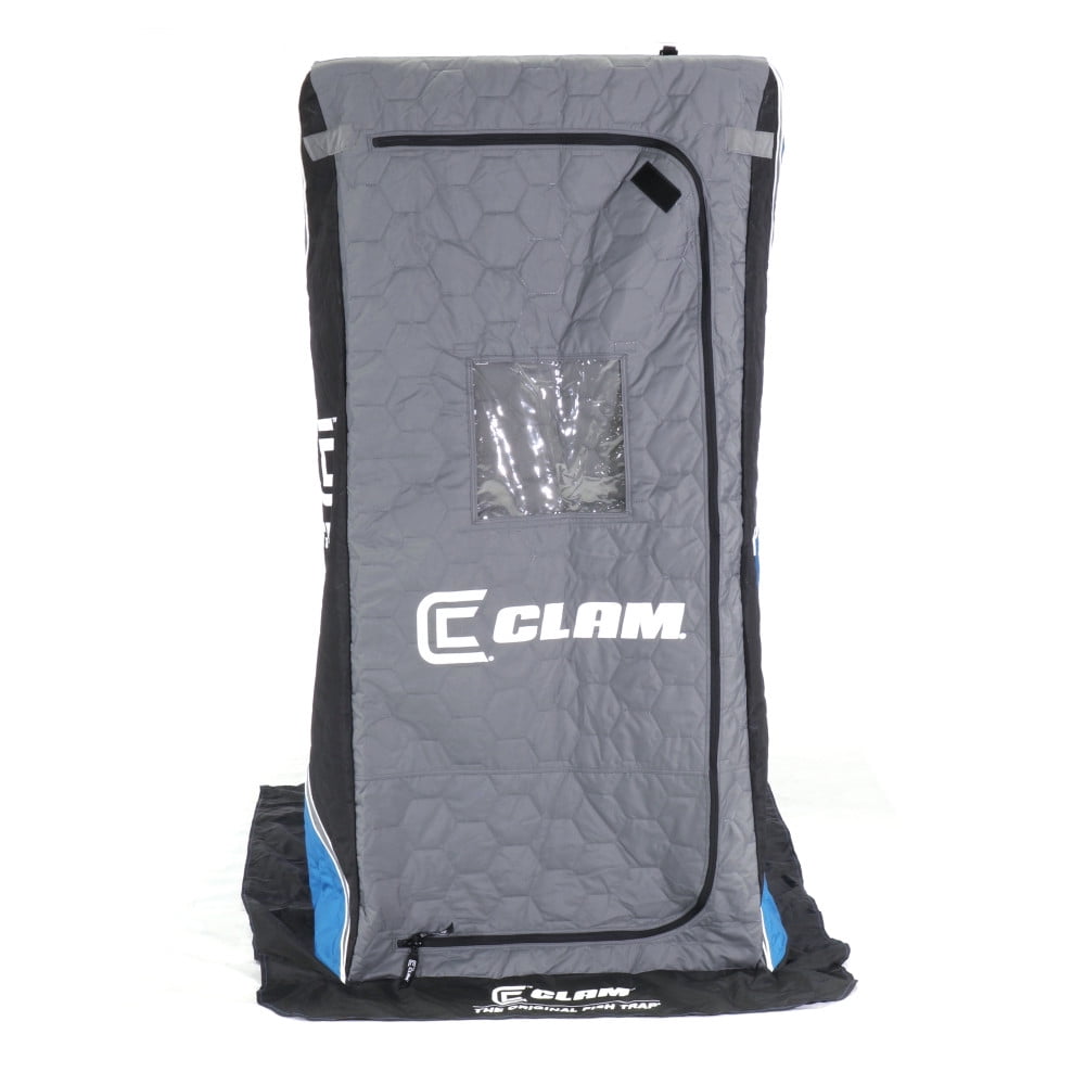 Clam Kenai XT Thermal Lightweight One-Person Angler Shelter with Gear ...