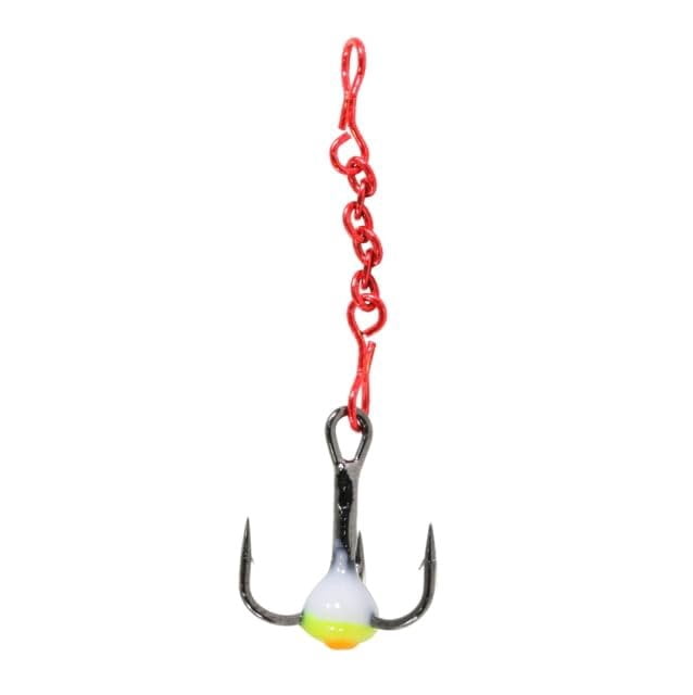 Clam 16817 Gaff Epoxy Chain Treble Size 14, Red Chain - Walmart.com