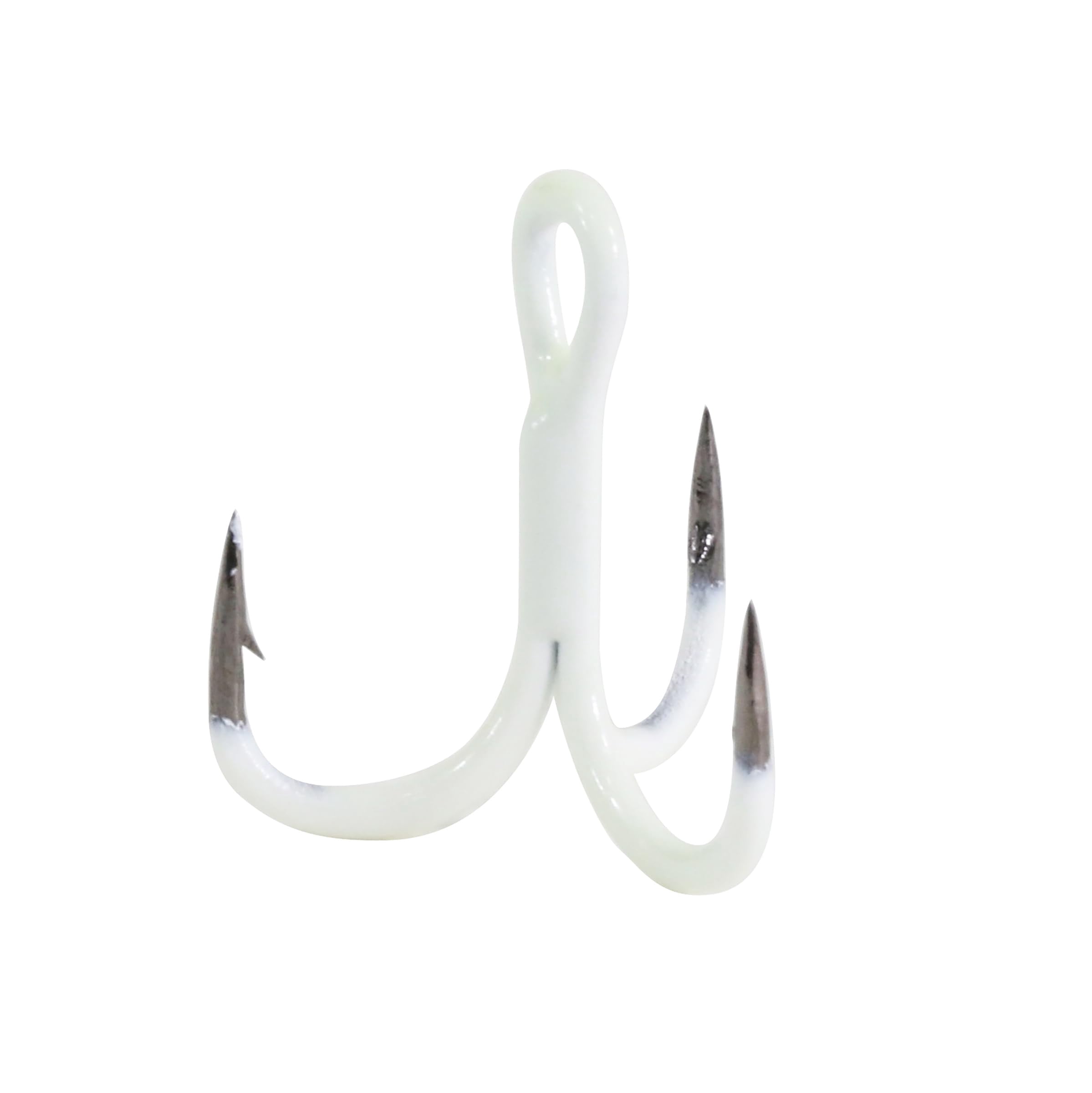 Clam 17701 Gaff Vinyl Treble, Size 10, Glow White, 6 Pack - Walmart.com