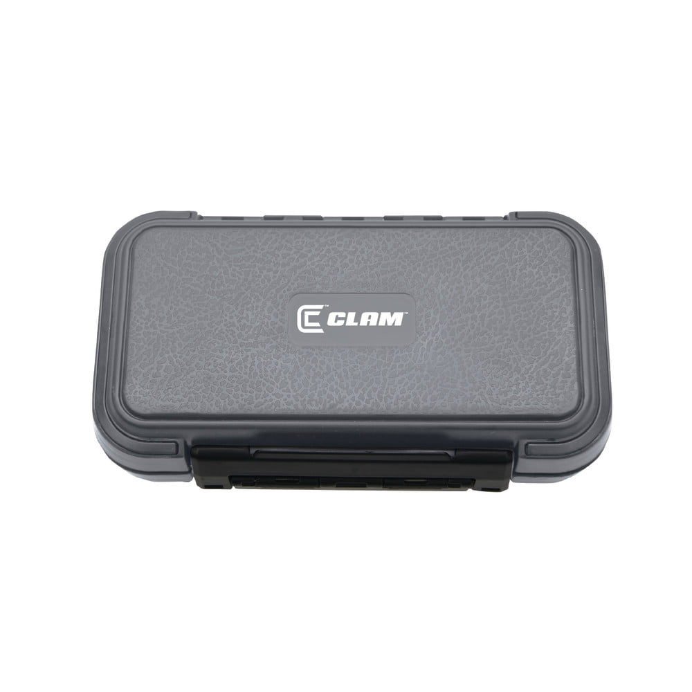 Clam 9178 Dual Tray Fishing Tackle Jig Box Medium - Walmart Business ...