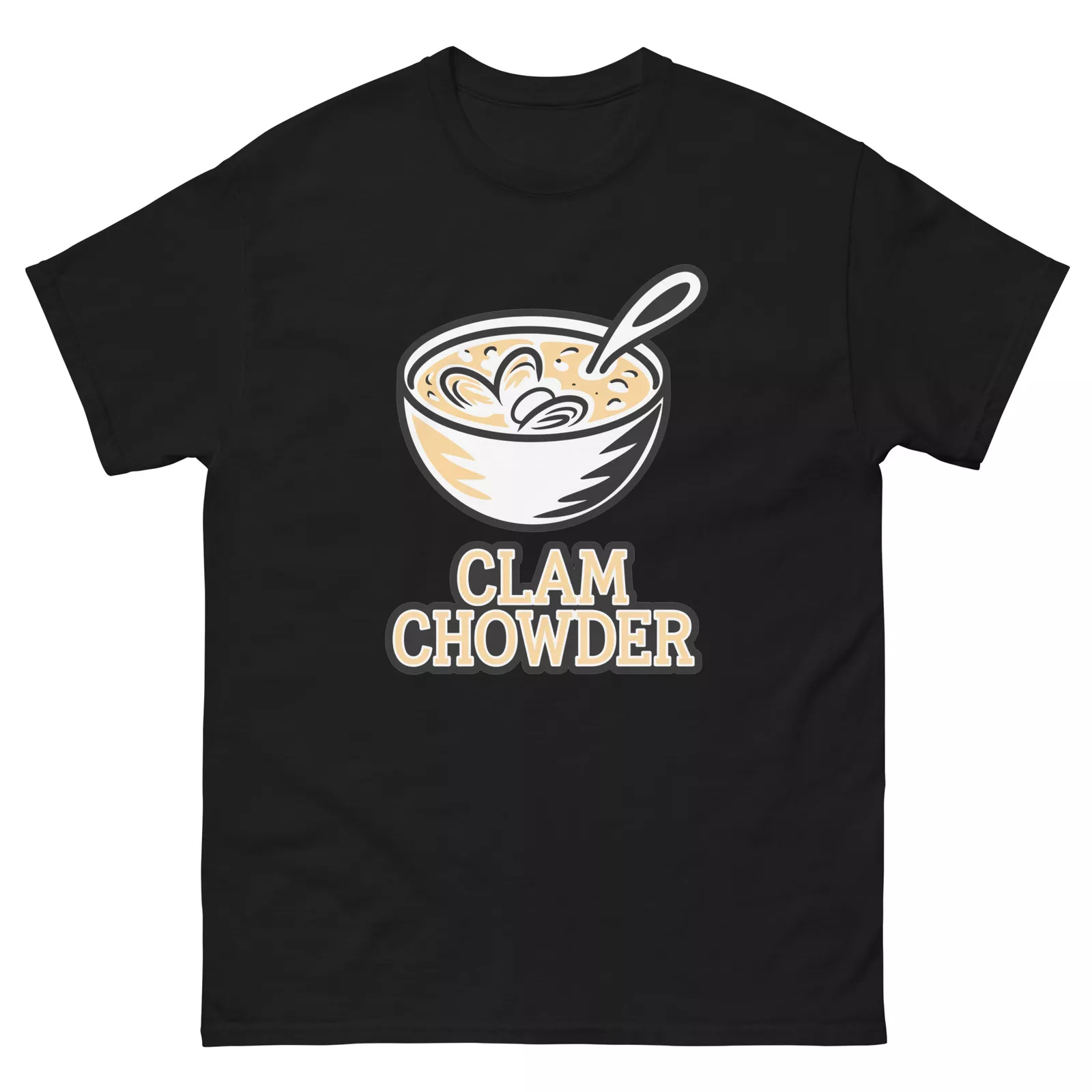 Clam Chowder Lover Food Image Cartoon Funny T-Shirt Shirt - Walmart.com