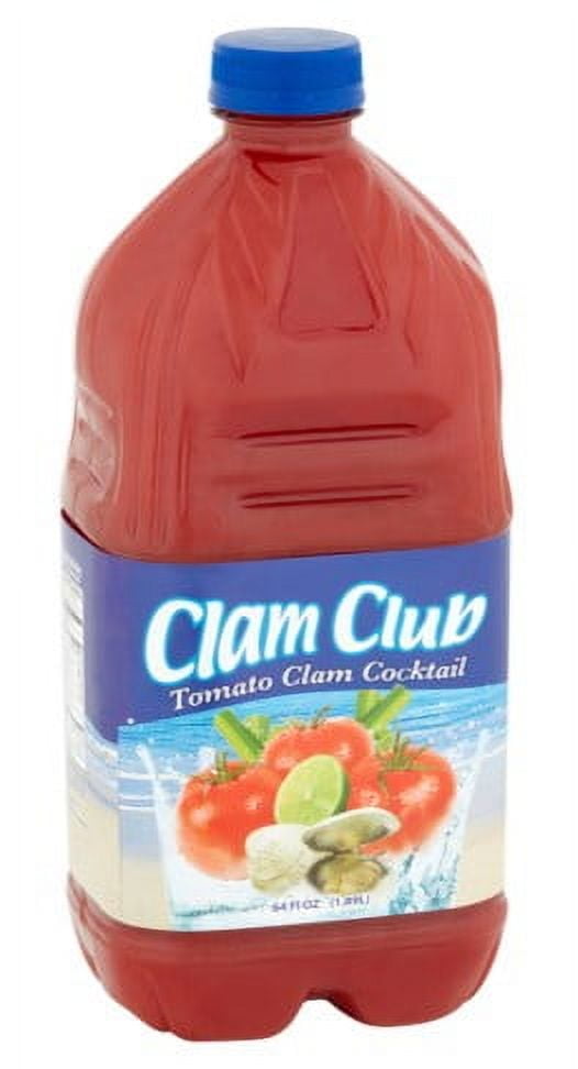 Clam Club Tomato Clam Cocktail Mix, 64 Fl Oz, Ideal for Refreshing ...