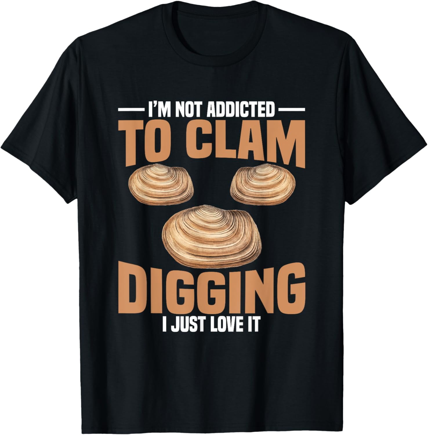 Clam Digging Equipment Clams Gear Clamming Clam Digger T-Shirt ...