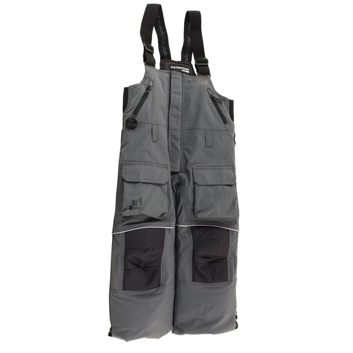 Clam Icearmor Youth Rise Float Charcoal/Black Bib, Medium - Walmart.com