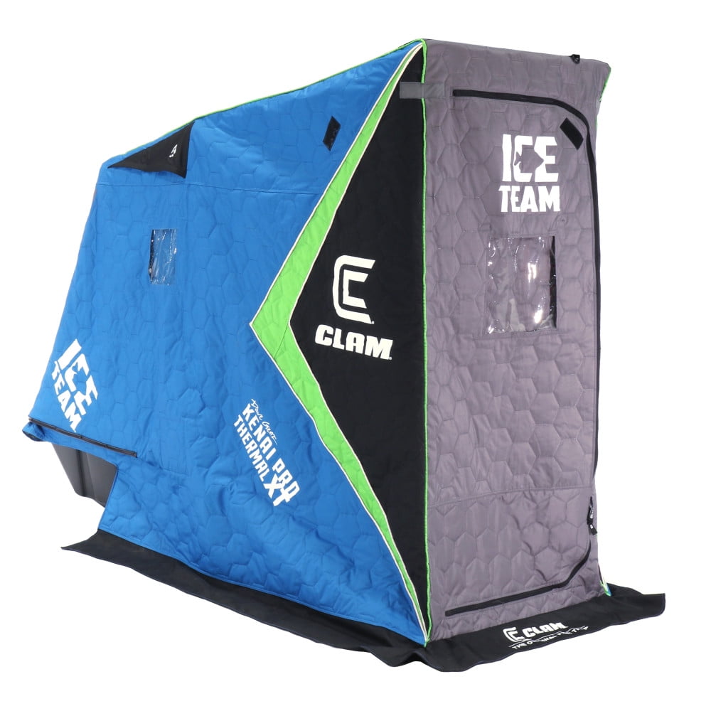 Clam Outdoors Kenai Xt Thermal Insulated Portable Ice Shelter - Ice ...