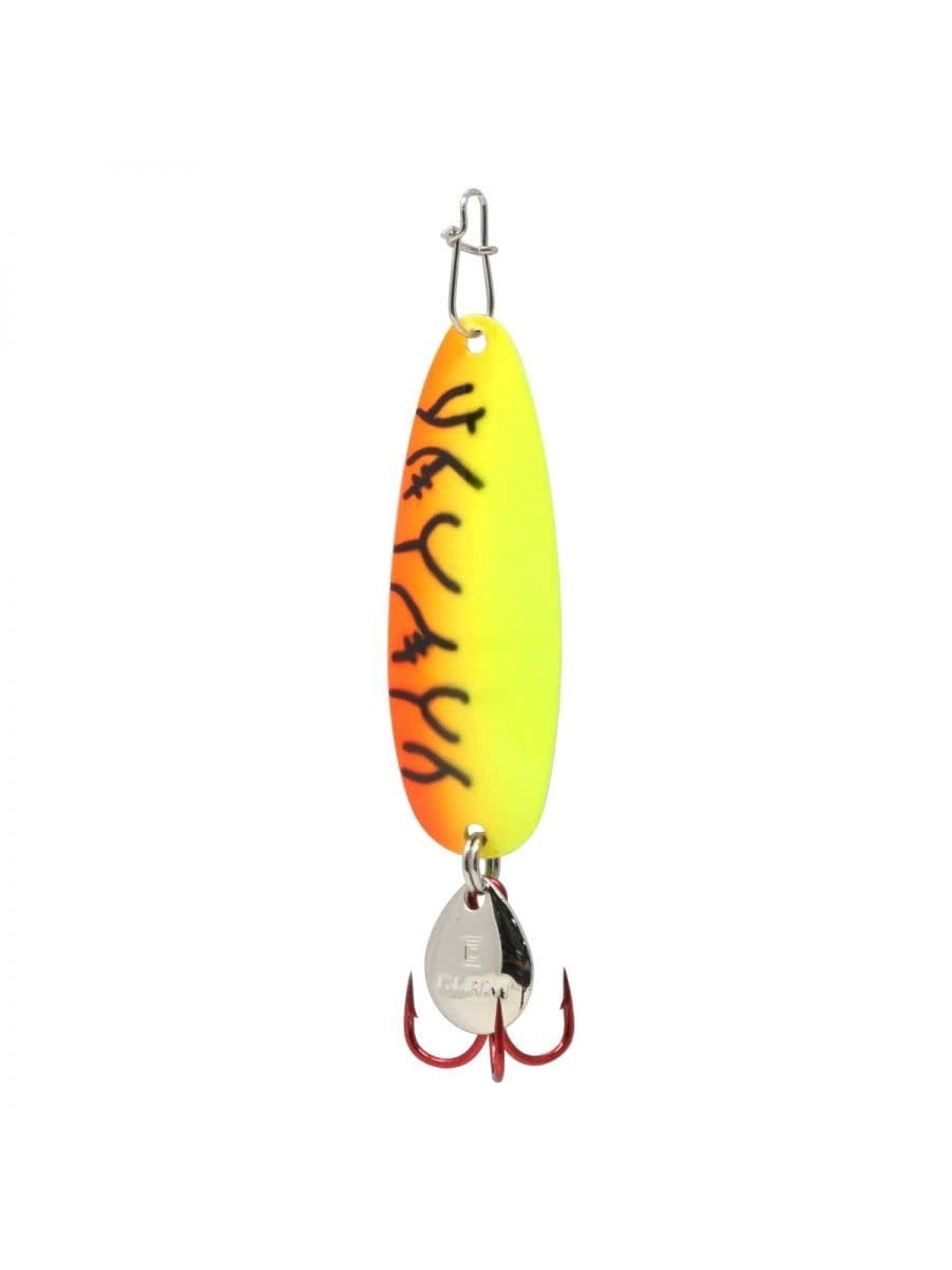 Clam Ribbon Leech Flutter Spoon, 1/16oz, Size 10, Glow Orange 15892 ...