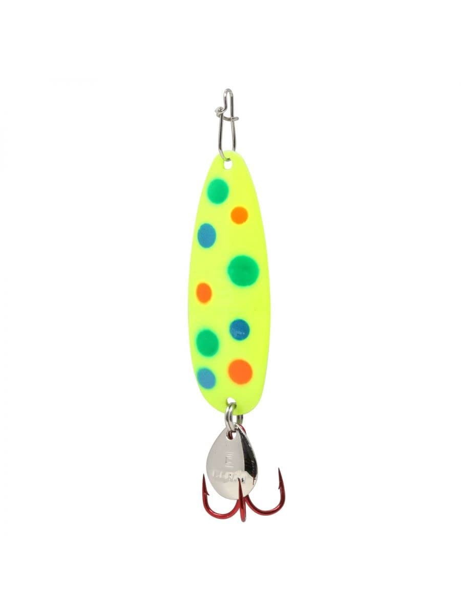 Clam Ribbon Leech Flutter Spoon, 1/4oz, Size 6, Glow Chart 15922 ...