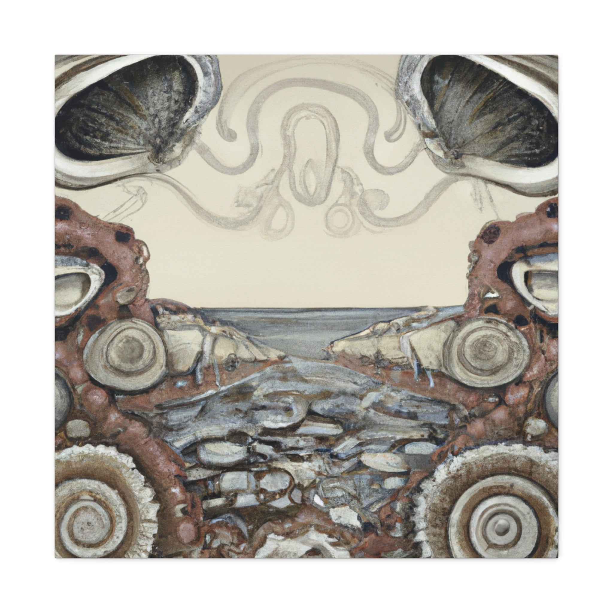 "Clam's Surreal Reflection" - Canvas - Walmart.com