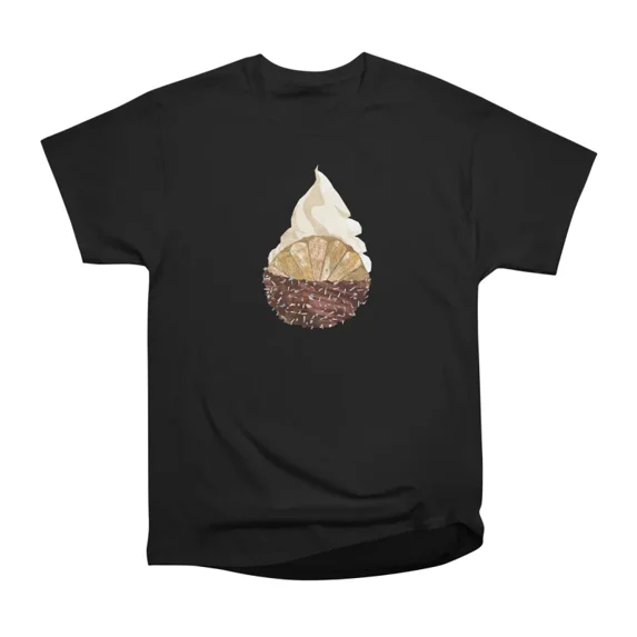 Clam shell ice cream T-Shirt Tee Gift For Him Merch For Her Apparel For ...