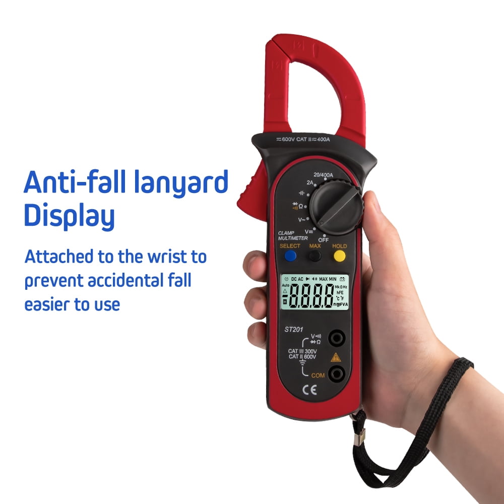 Clamp Ammeters,Clamp Ammeters Tester St201 Clamp 4000 Ammeters Tester ...