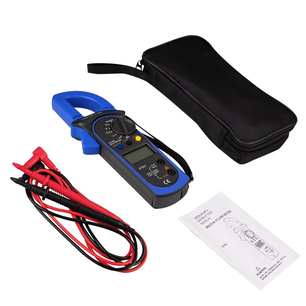 Clamp Ammeters Digital Clamp Multimeter 4000 Counts Transistor ...