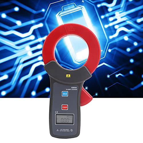 Clamp Current Meter, Digital Leakage Current Tester High Precise Large ...
