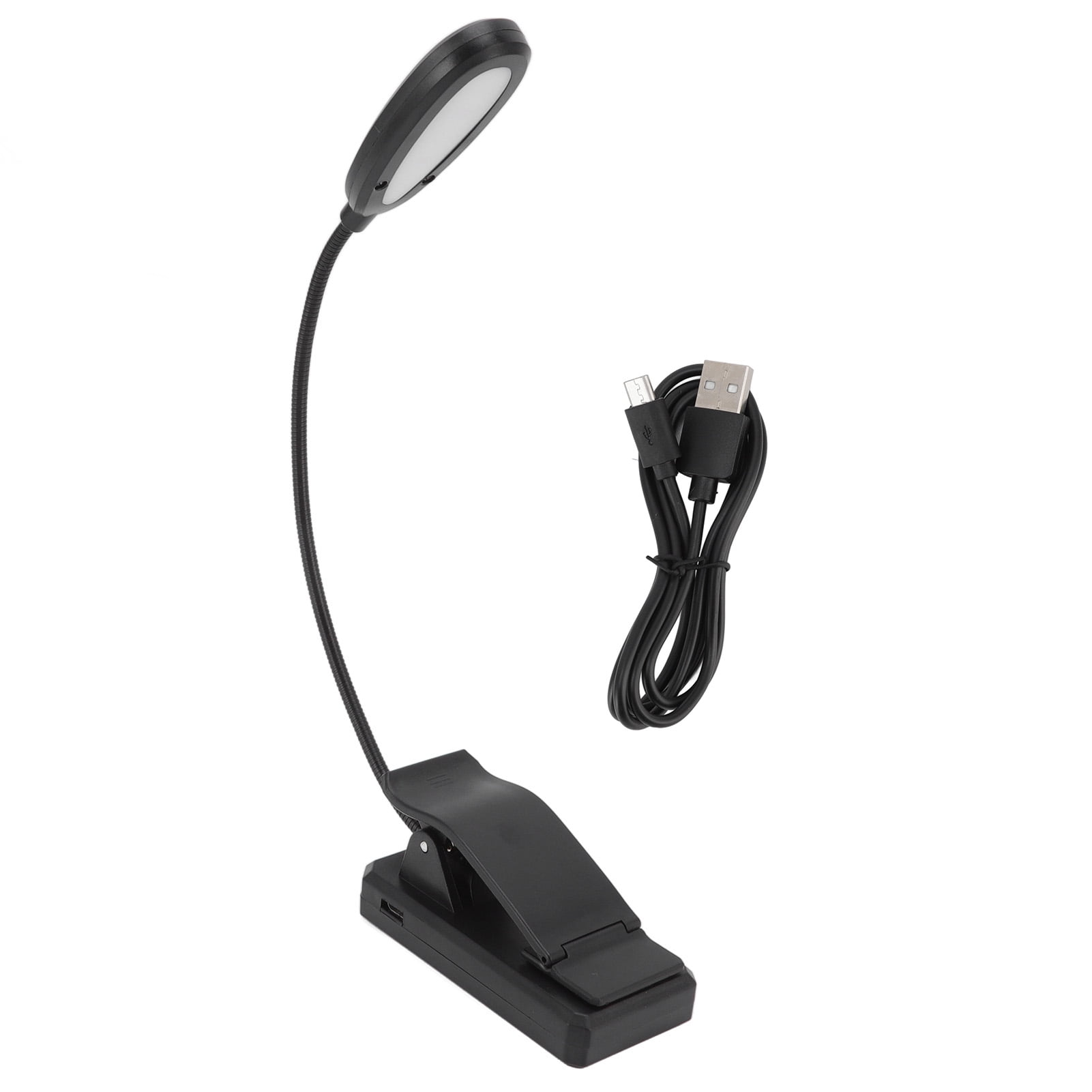 Clamp Desk Lamp 360° Rotation 3 Color Temperature 5LEDs Clip Work Light ...