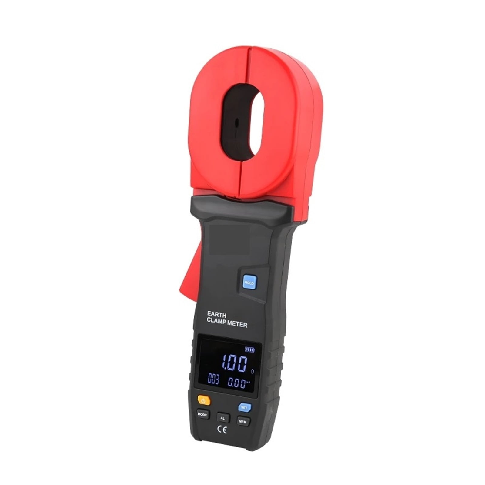 Clamp Ground Resistance Tester Plus 9999 Counts Auto Range Lightning ...